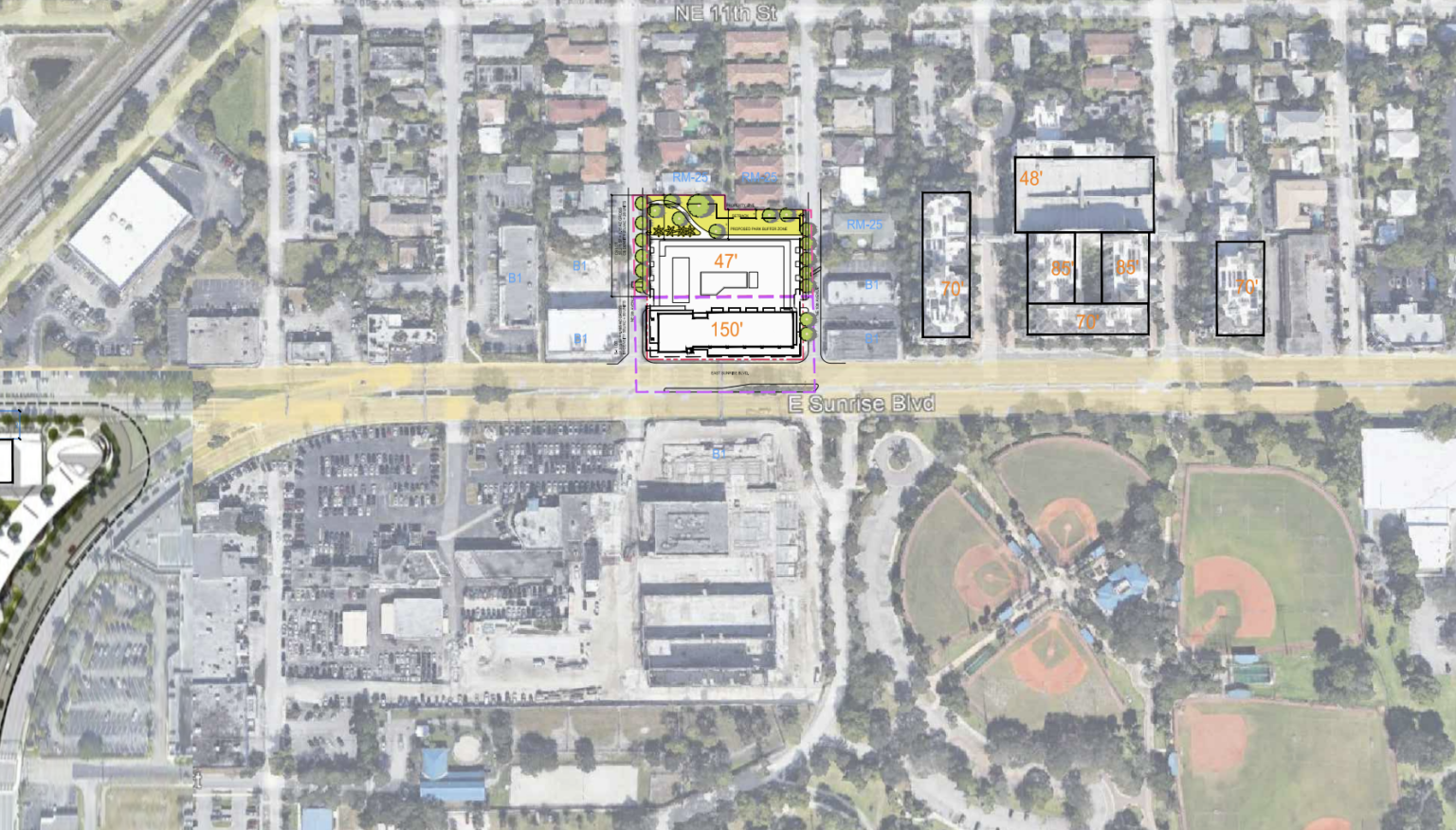 Urbano Co Proposes 14-Story Mixed-Use Building At 901 East Sunrise ...