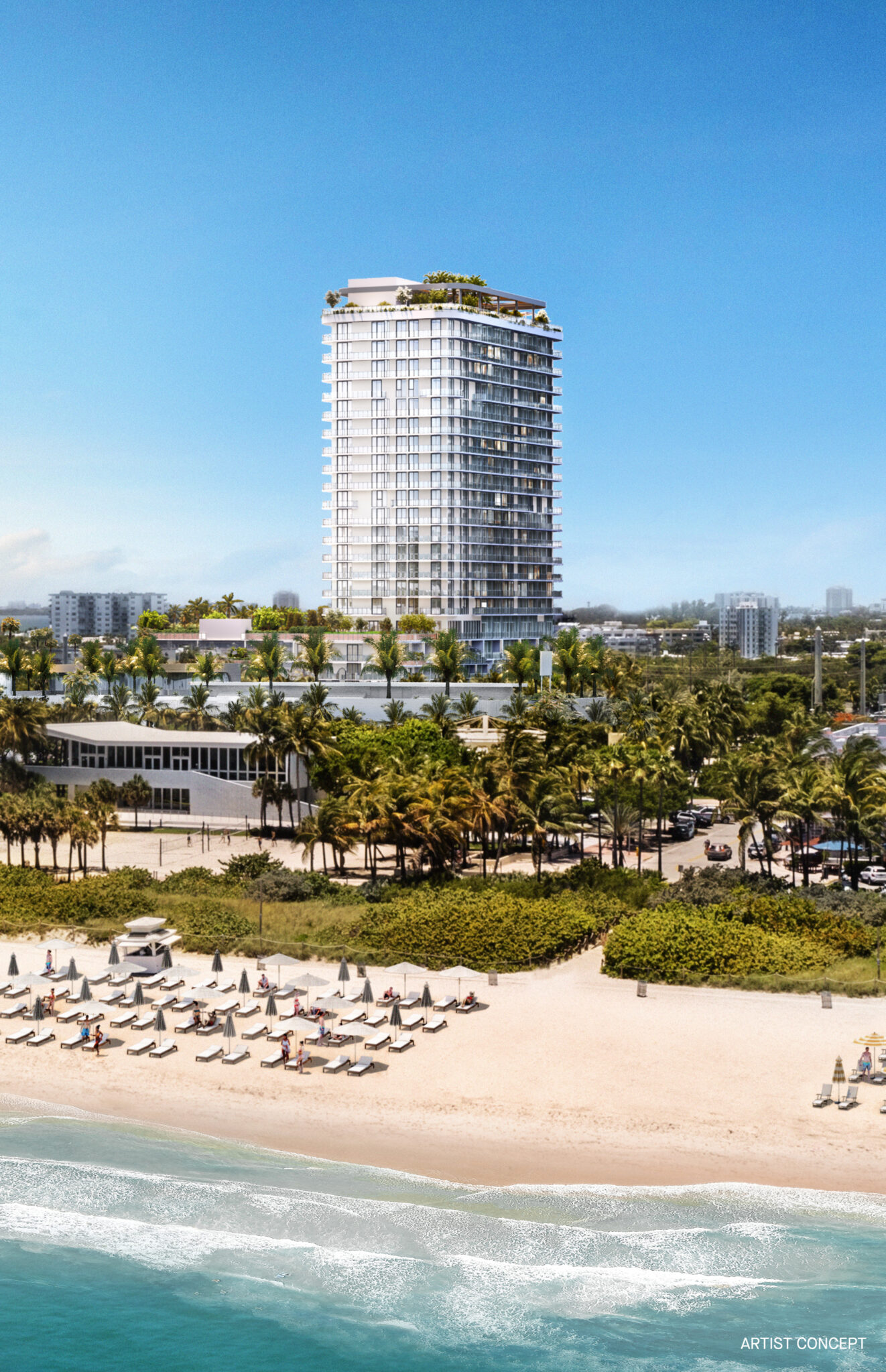 Construction Tops Off On The 22-Story 72 Park Condominium Tower In ...