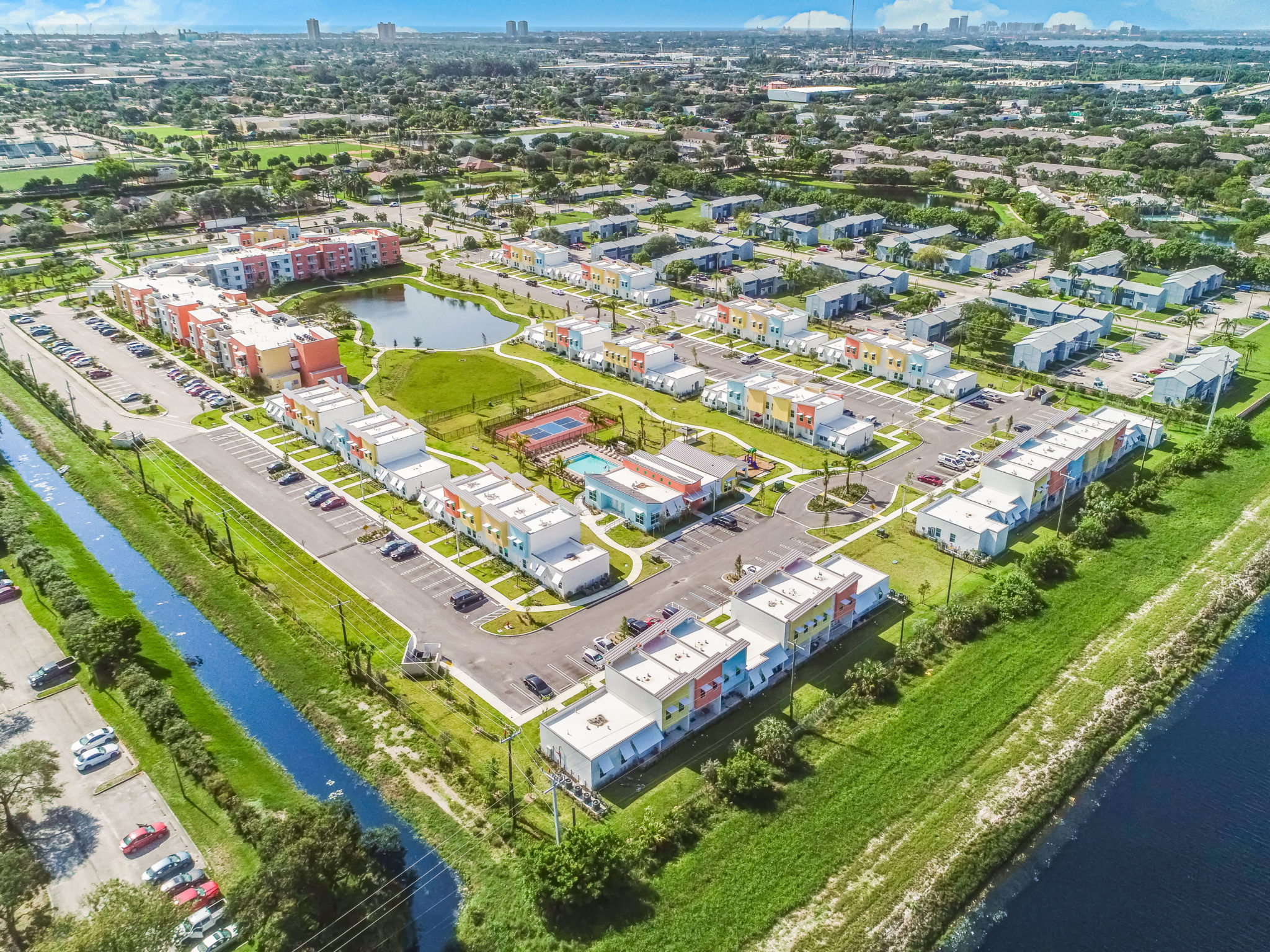 Housing Trust Group Completes Affordable Townhome Community In City Of ...