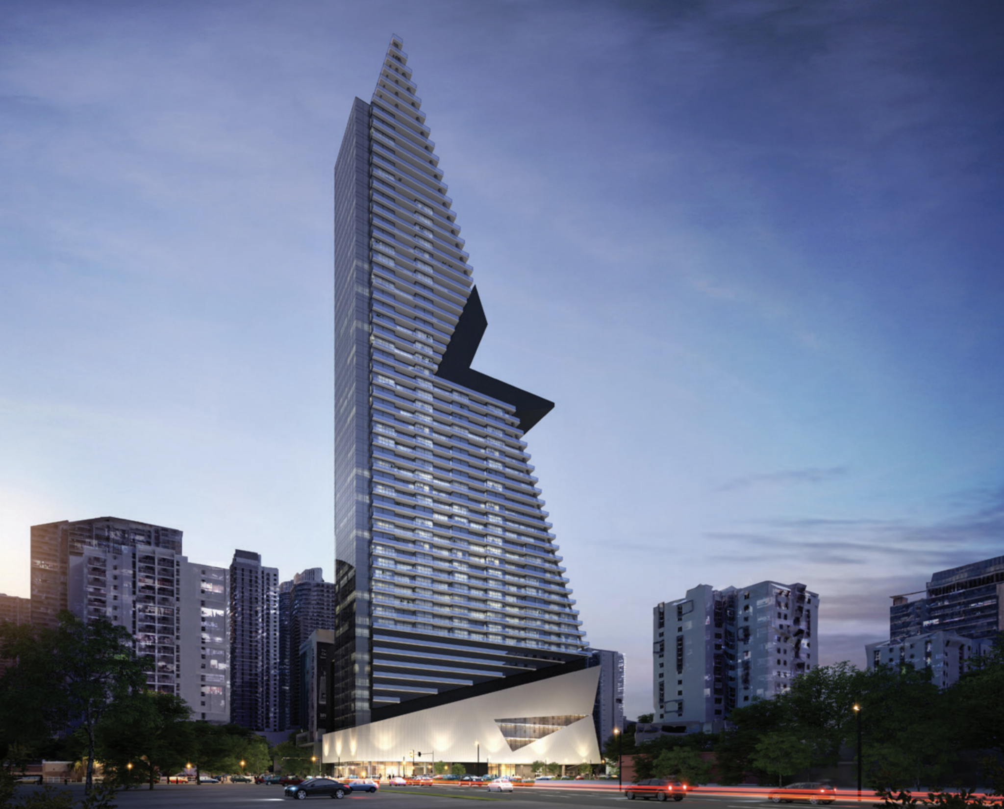 Aston Martin Residences Developer Files Plans For Iconic 55-Story Mixed ...