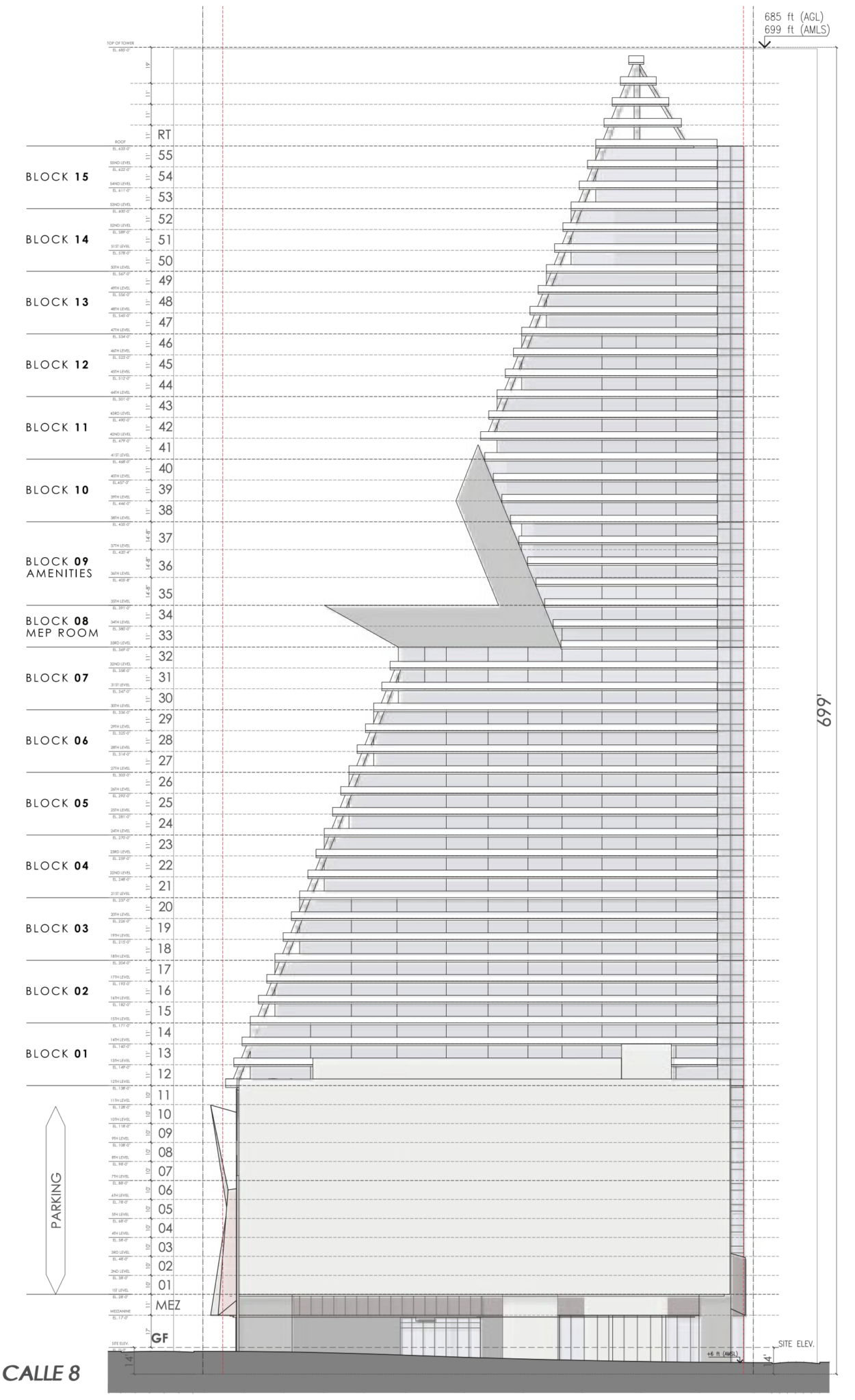 Aston Martin Residences Developer Files Plans For Iconic 55-Story Mixed ...
