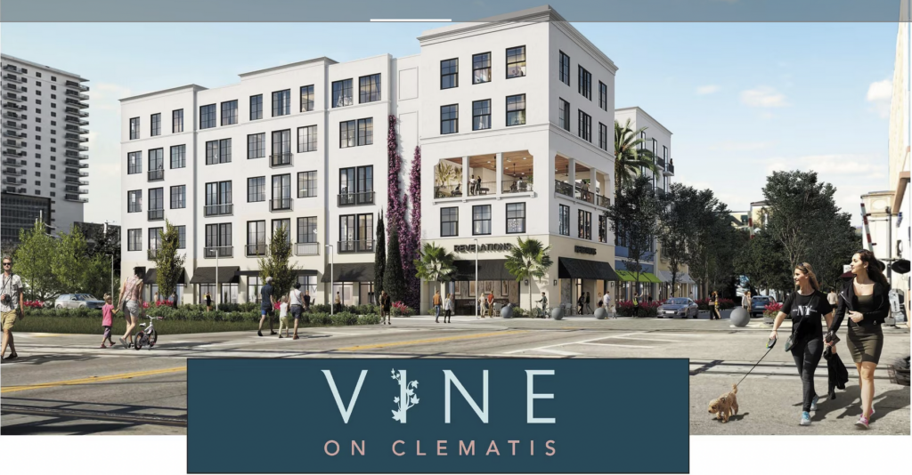 Vine at Clematis Set for November Construction at 512 Clematis and 130 ...