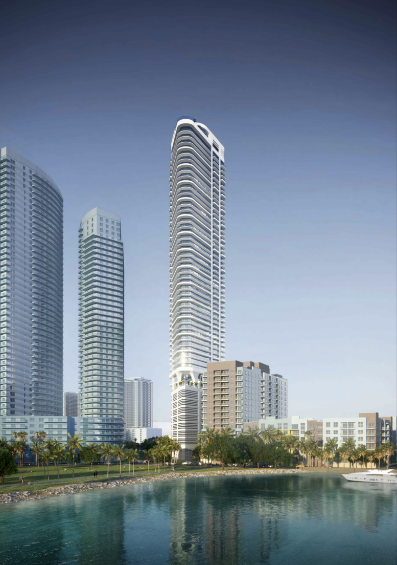 Renderings Reveal Planned 55-Story Tower Designed By Fogarty Finger At 419 NE 19th Street In ...