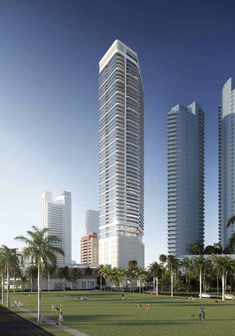 Renderings Reveal Planned 55-Story Tower Designed By Fogarty Finger At 419 NE 19th Street In ...