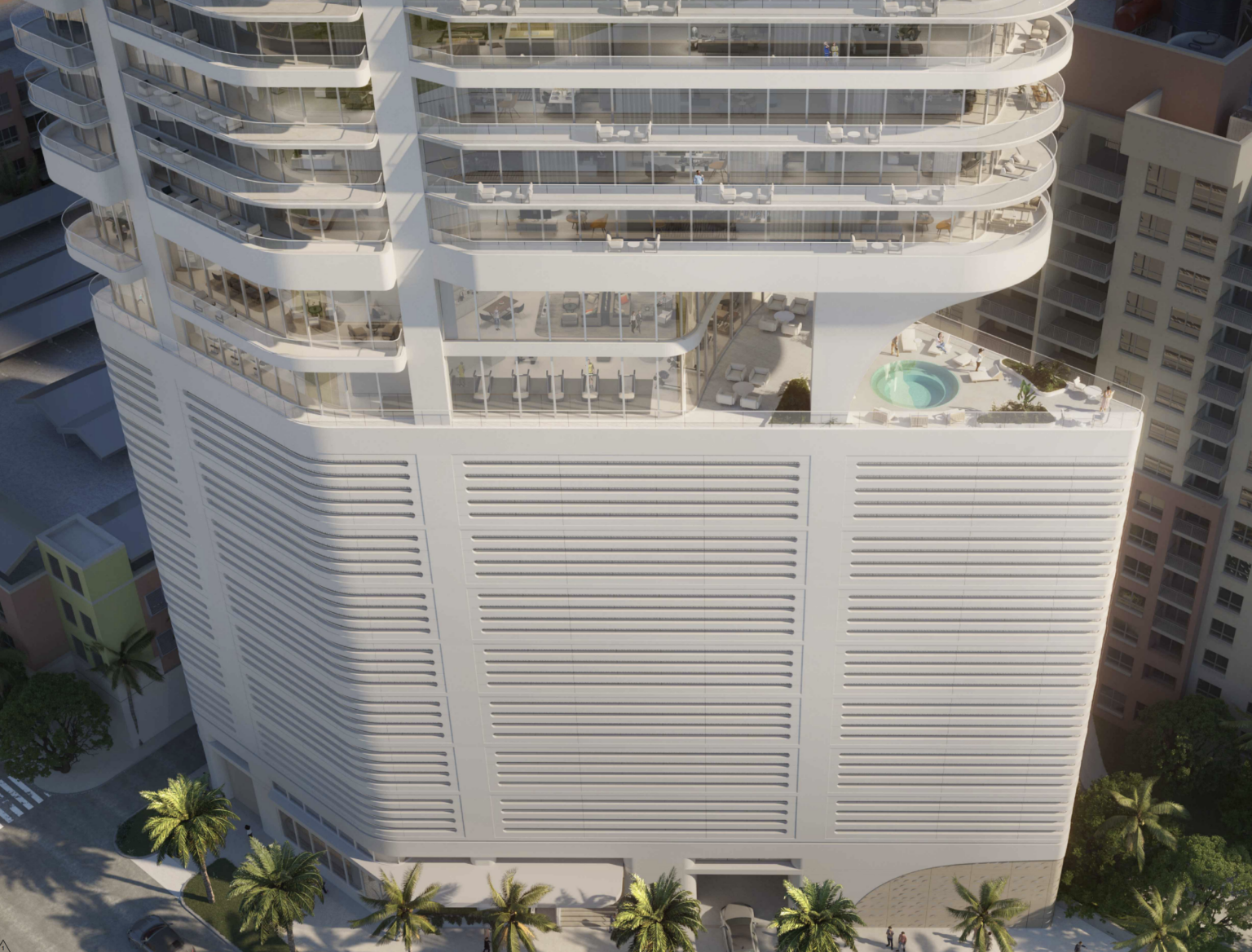 Renderings Reveal Planned 55-Story Tower Designed By Fogarty Finger At 419 NE 19th Street In ...