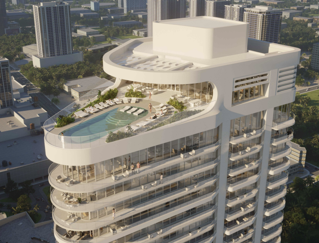 Renderings Reveal Planned 55-Story Tower Designed By Fogarty Finger At 419 NE 19th Street In ...