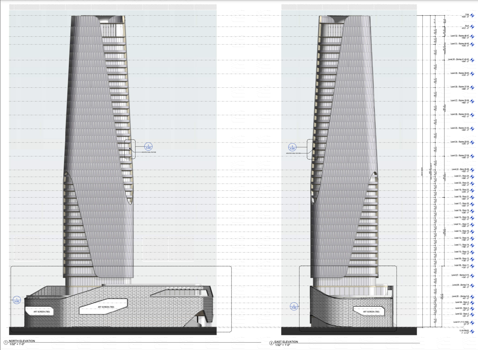 One Thousand Group Files Plans For 47-Story Office Tower Designed By ...