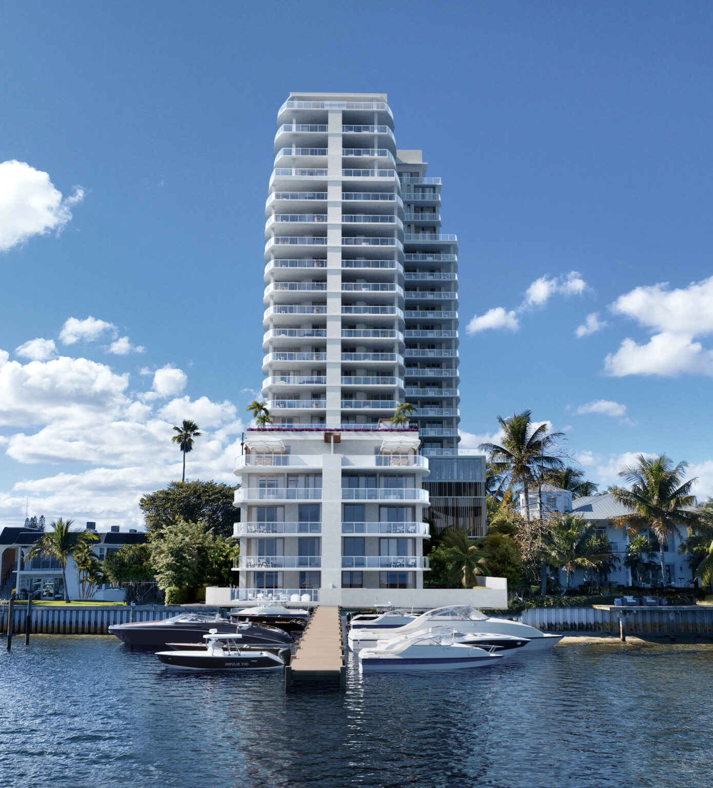 Construction Progresses on 22-Story Alba Palm Beach at 4714 North Flagler Drive in Northwood ...