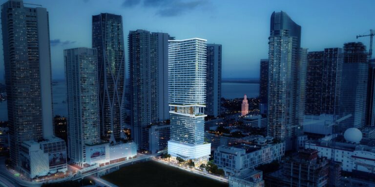 Nichols Architects Reveals Design For 53-Story Mixed-Use Tower In Miami ...