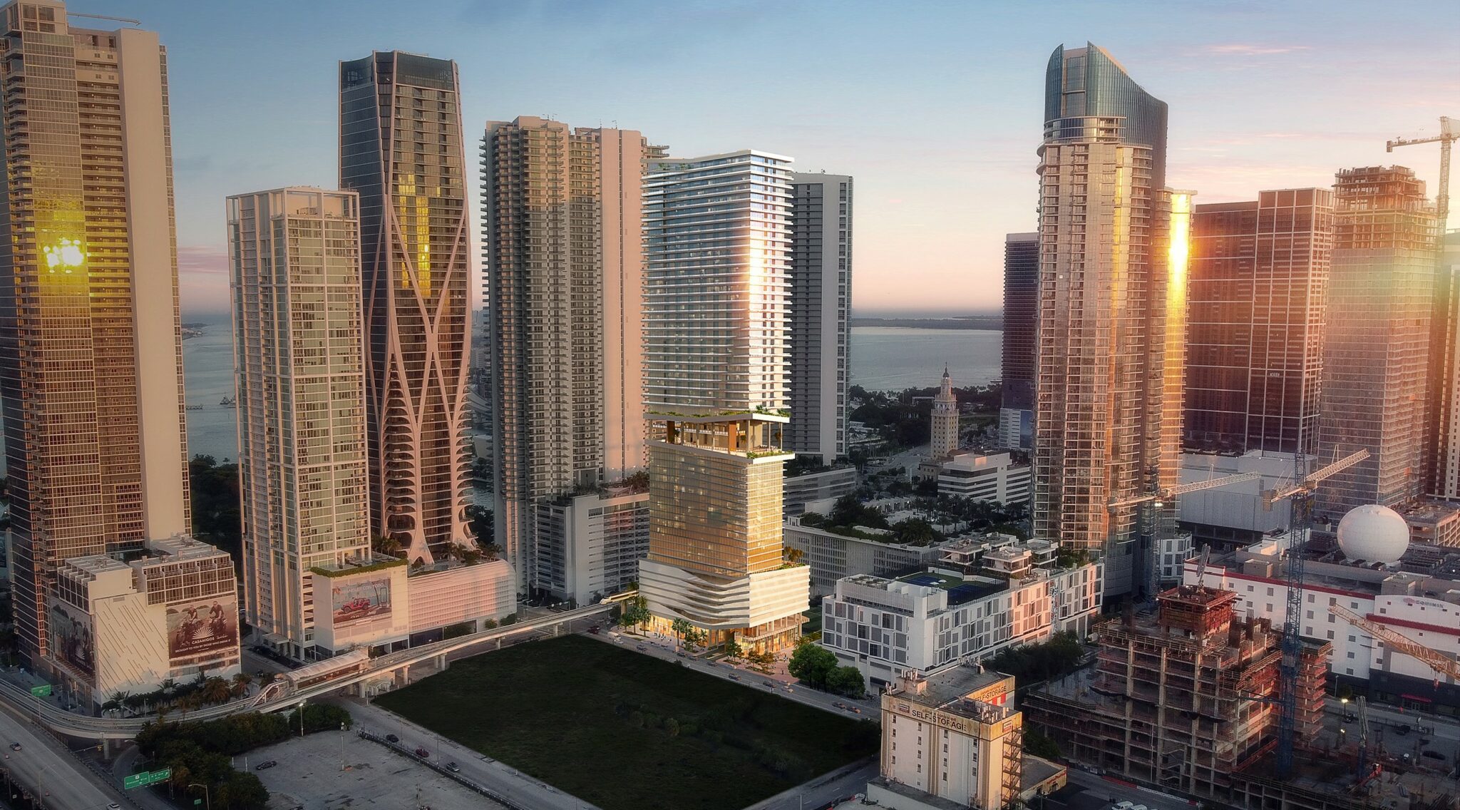 Nichols Architects Reveals Design For 53-Story Mixed-Use Tower In Miami ...