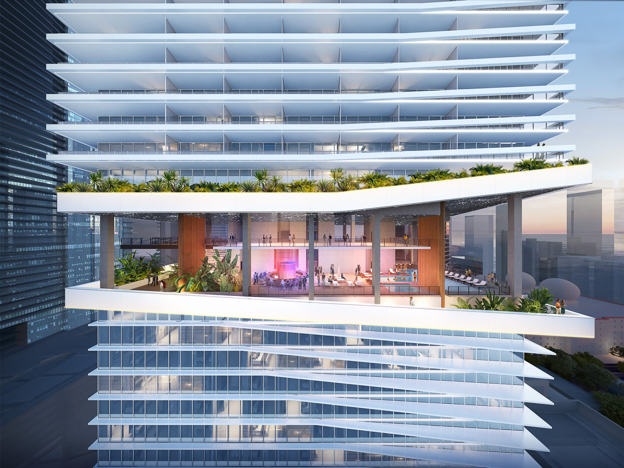 Nichols Architects Reveals Design For 53-Story Mixed-Use Tower In Miami ...