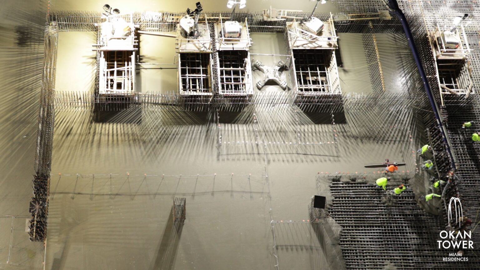 Foundation Pour Is Complete For 70-Story Okan Tower At 555 North Miami Avenue In Downtown Miami ...