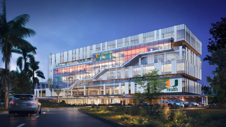 UHealth's Largest Outpatient Medical Facility Tops Off at SoLé Mia In ...