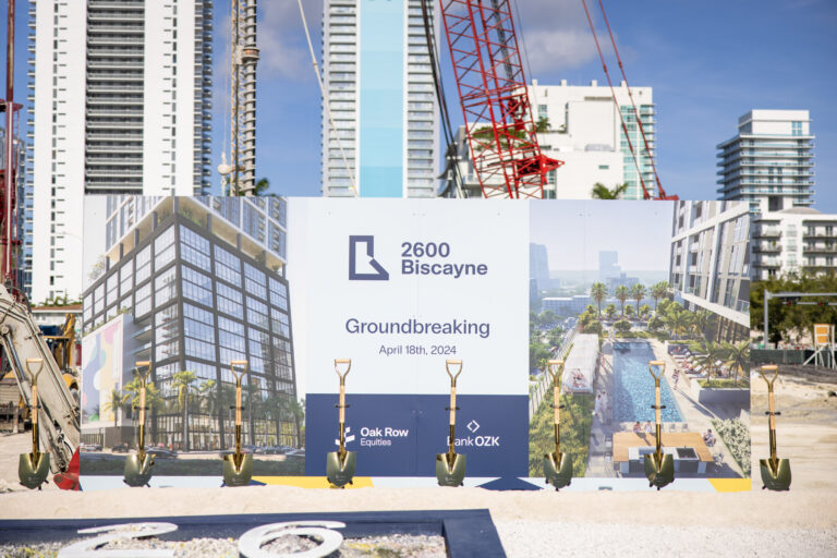 Oak Row Equities Officially Breaks Ground On 2600 Biscayne Boulevard In ...