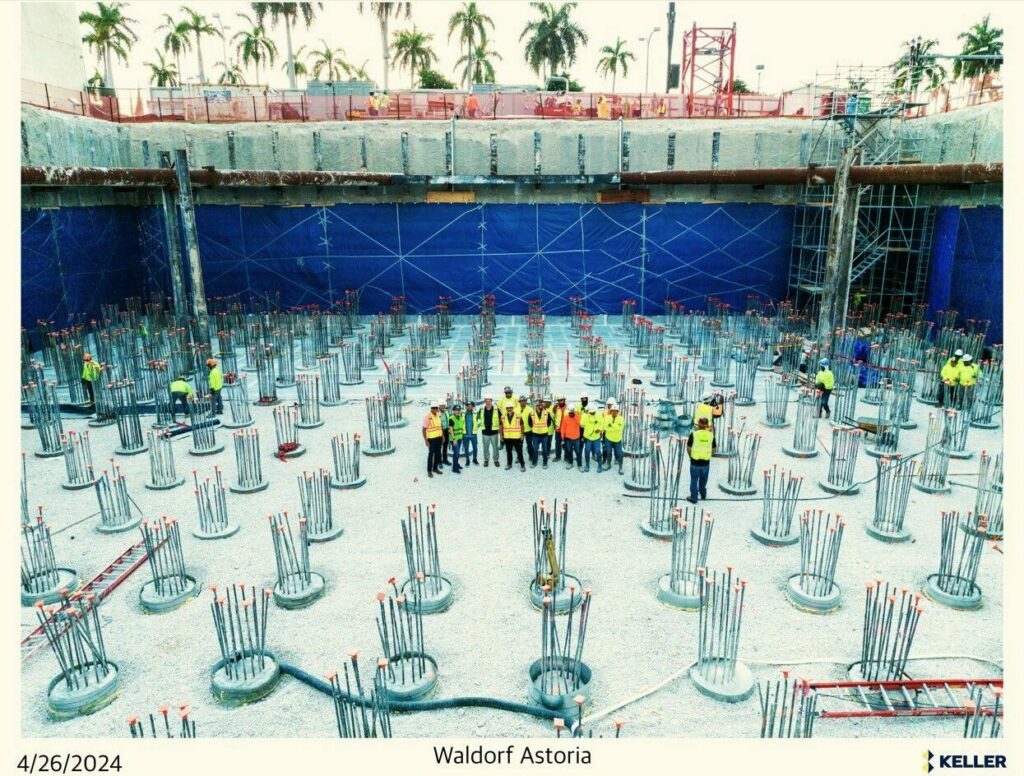 Foundation Work Progresses On The Site Of Miami's First Supertall ...