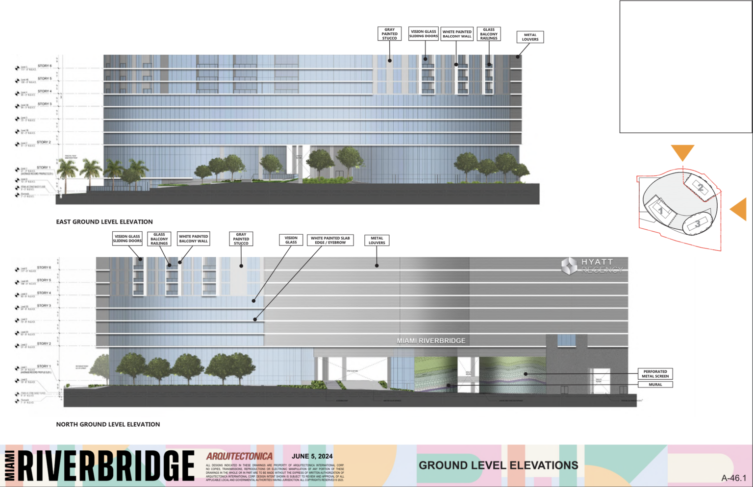 Three-Tower Development 'Miami Riverbridge' in Downtown Miami Submitted ...