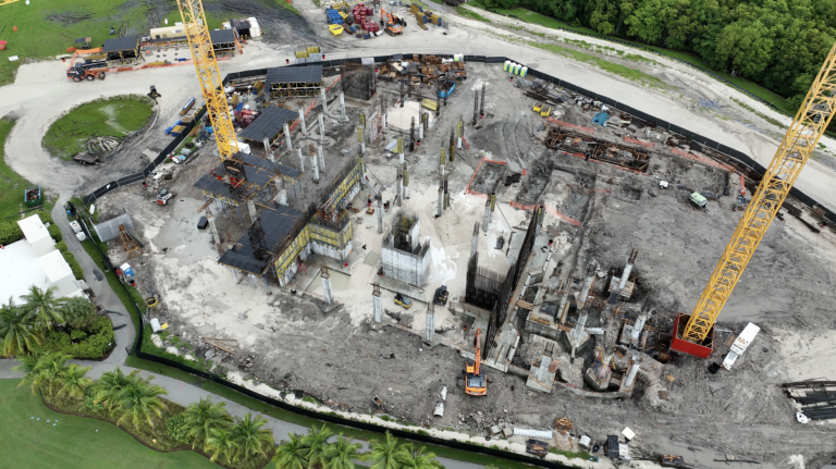 Foundation Completed for One Park Tower at SoLé Mia in North Miami ...