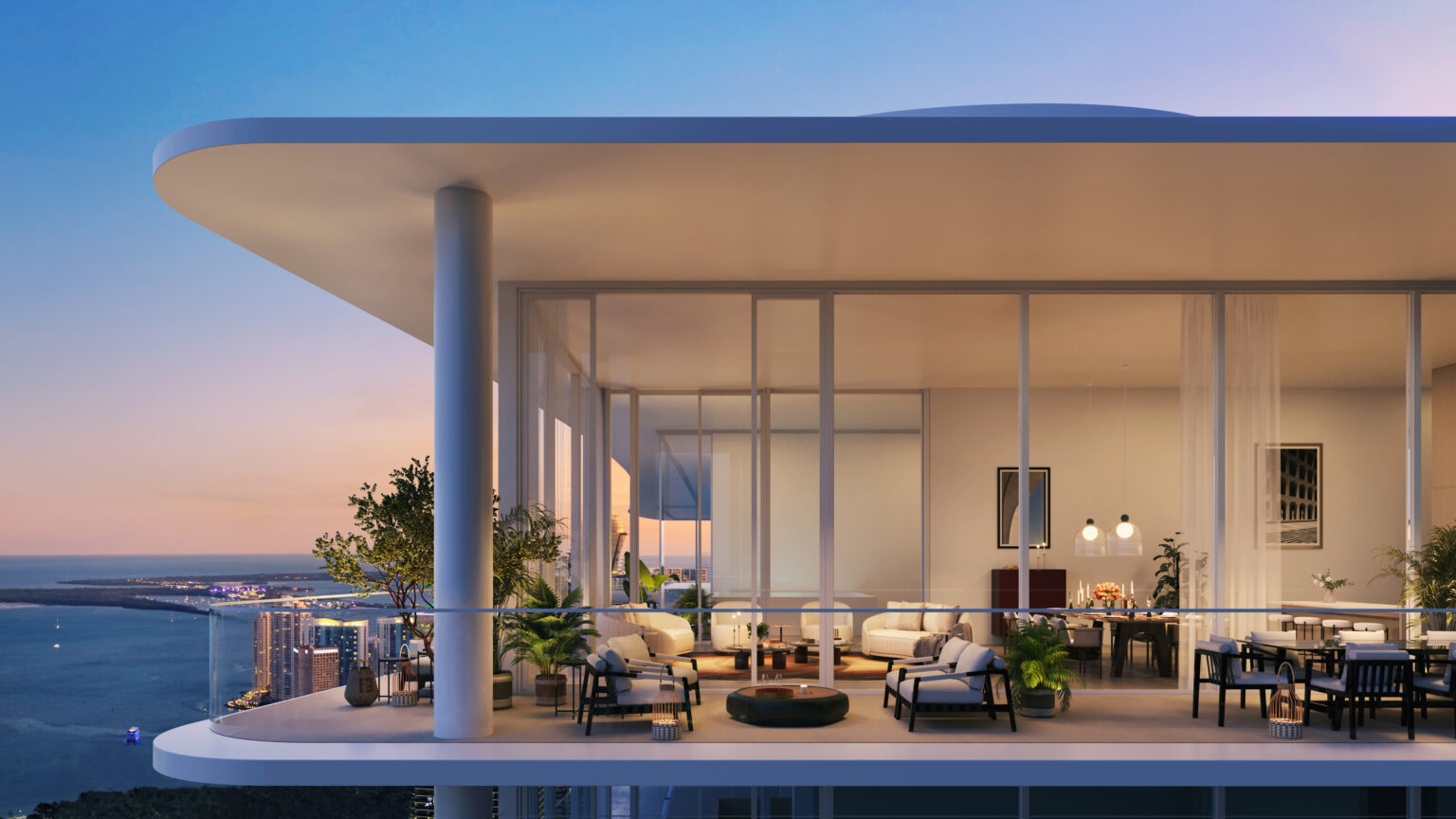 JEM Sky Villas with Interiors by FENDI Casa Unveiled at JEM Private Residences in Downtown Miami ...
