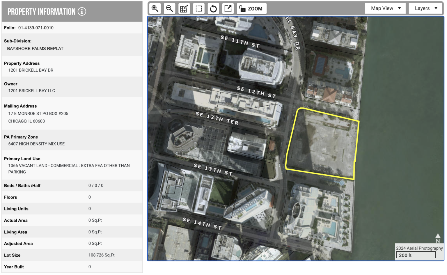 FAA Permits Submitted for 1,046-Foot Supertall Tower at 1201 Brickell ...