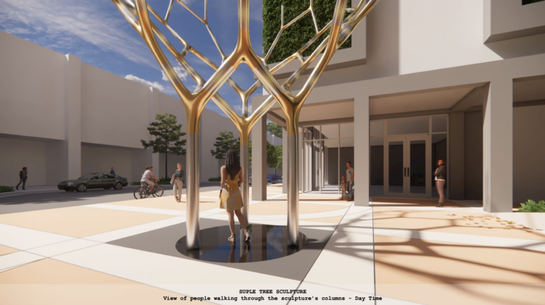 Suple Tree Sculpture Revealed at Cassia, 4011 Salzedo Street in Coral ...