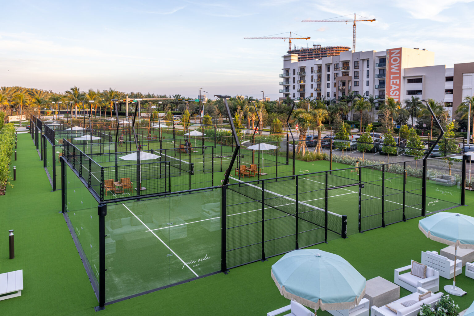 Reserve Padel Opens First Permanent Club at SoLé Mia in North Miami - Florida YIMBY