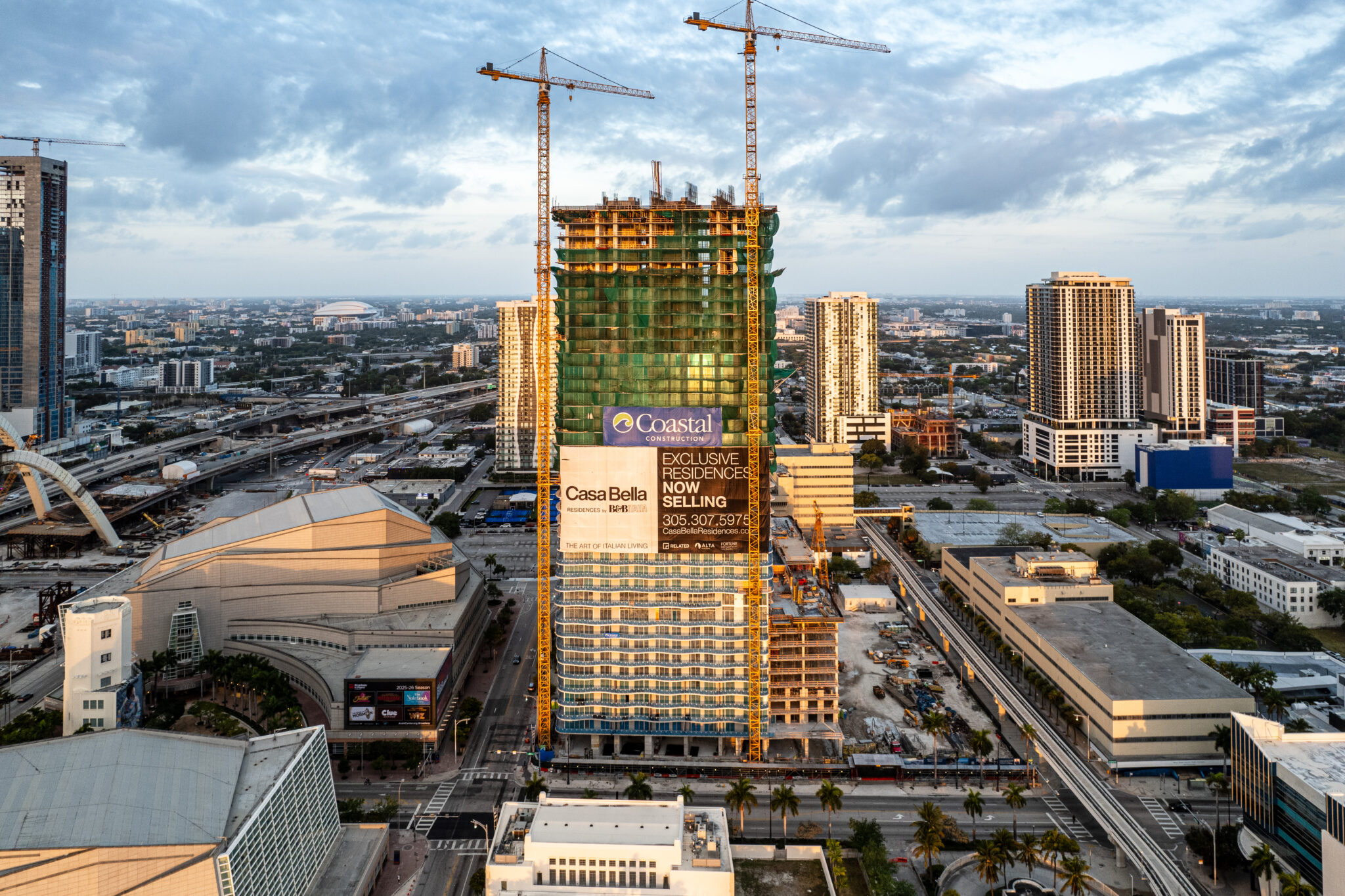 Casa Bella Residences by B&B Italia Reaches Upper Floors in Miami's ...