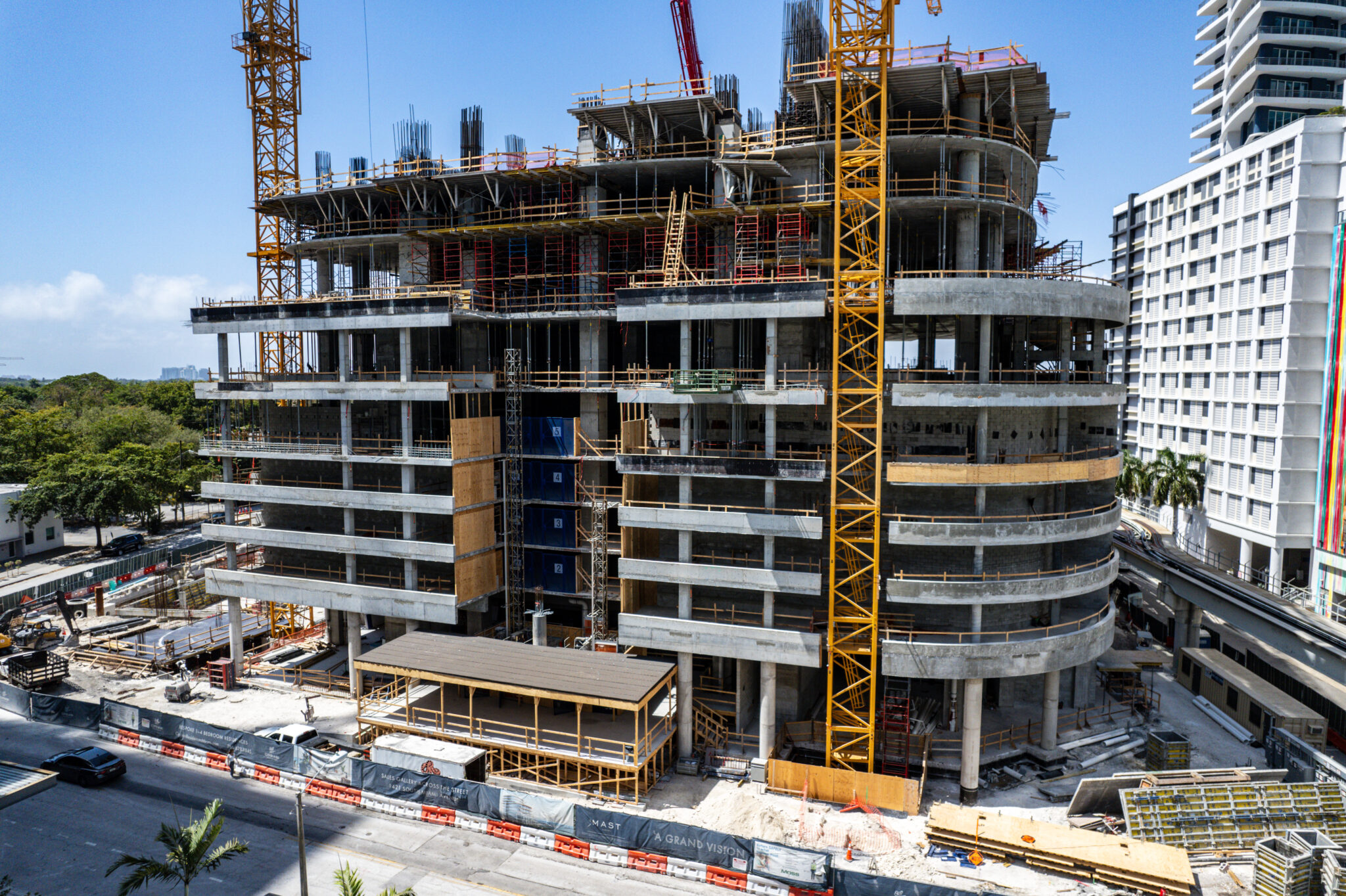 Construction Reaches Residential Levels On 80-Story Cipriani Residences Miami in Brickell ...