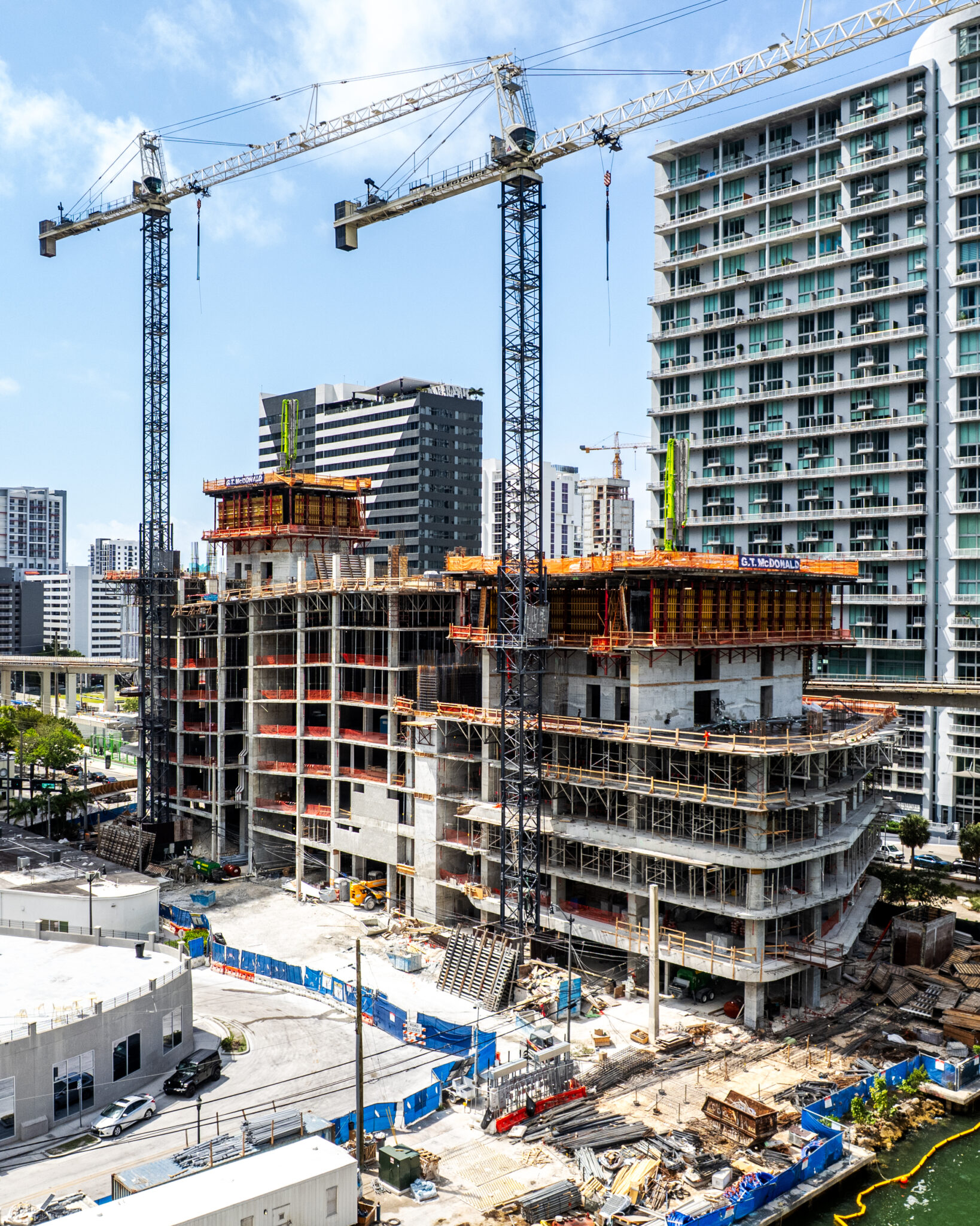 Construction Progress Advances on The Standard Residences, Brickell and LOFTY Brickell - Florida ...