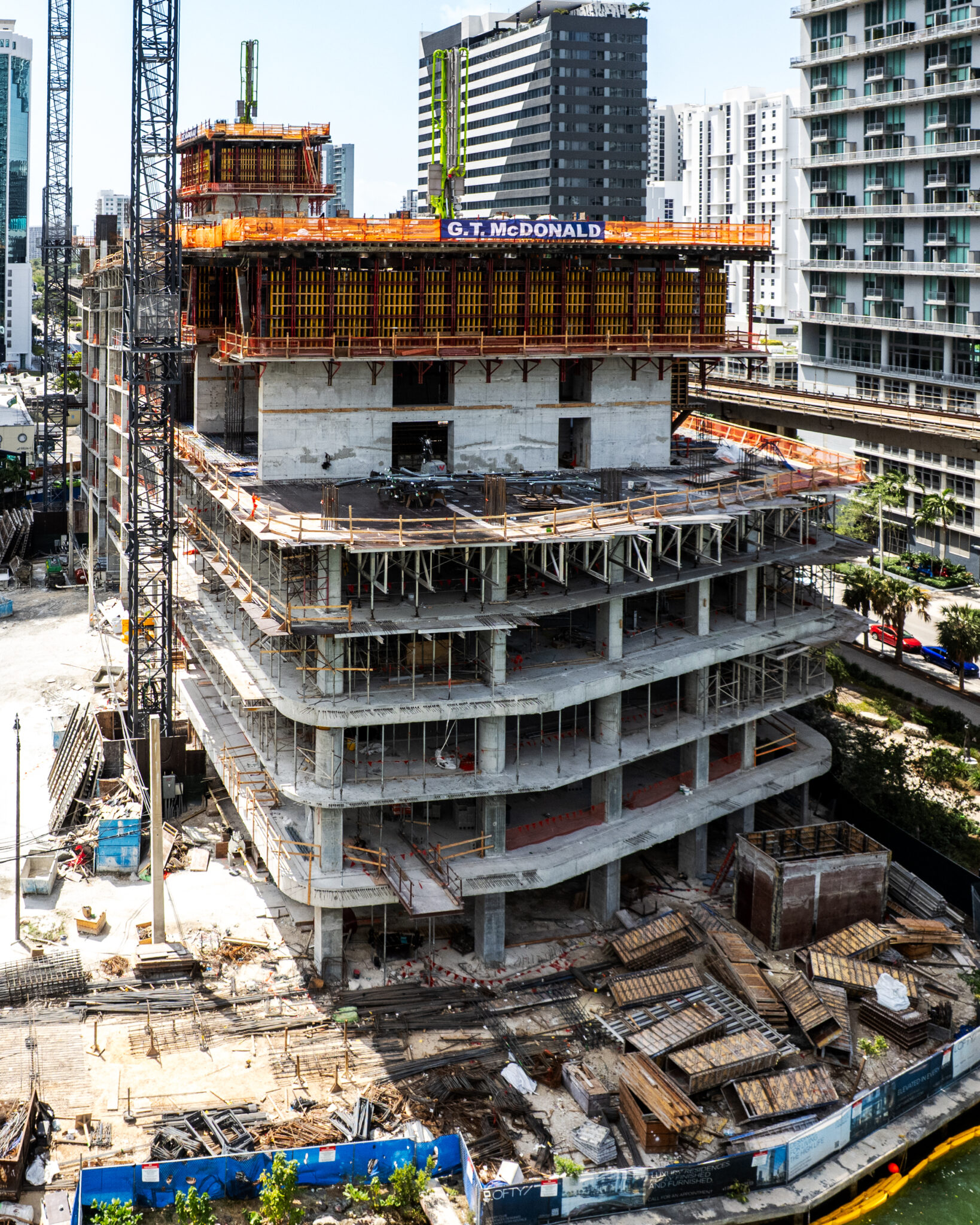 Construction Progress Advances on The Standard Residences, Brickell and ...