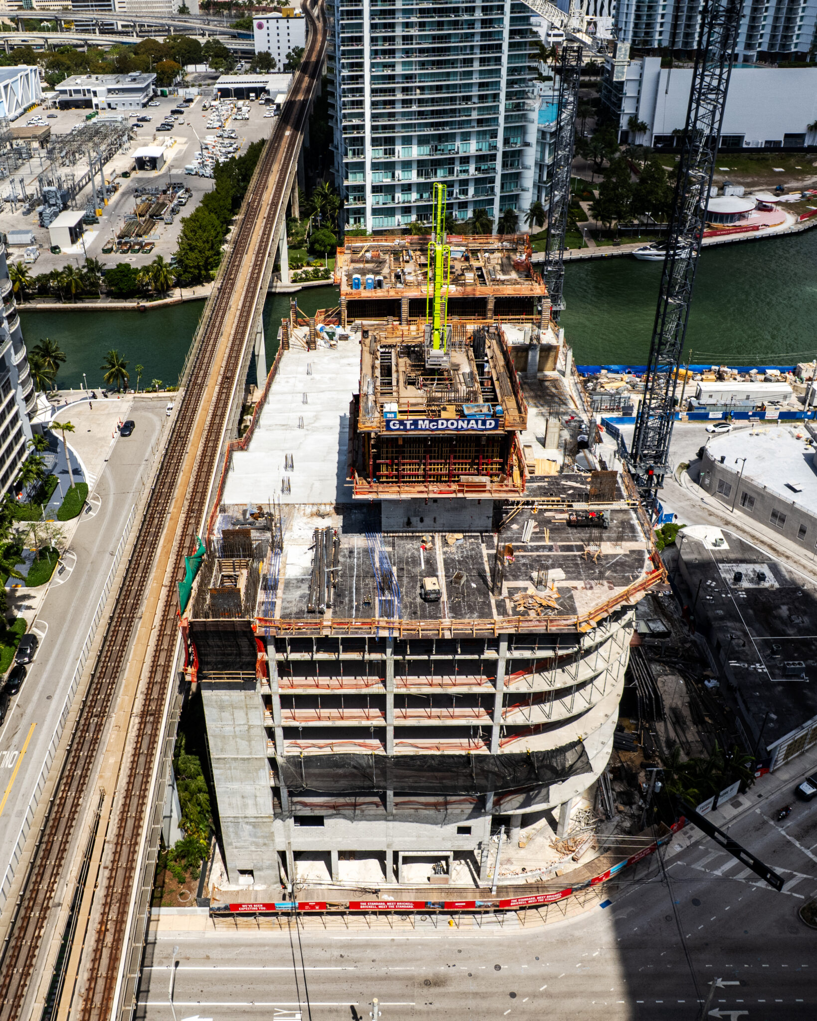 Construction Progress Advances on The Standard Residences, Brickell and ...