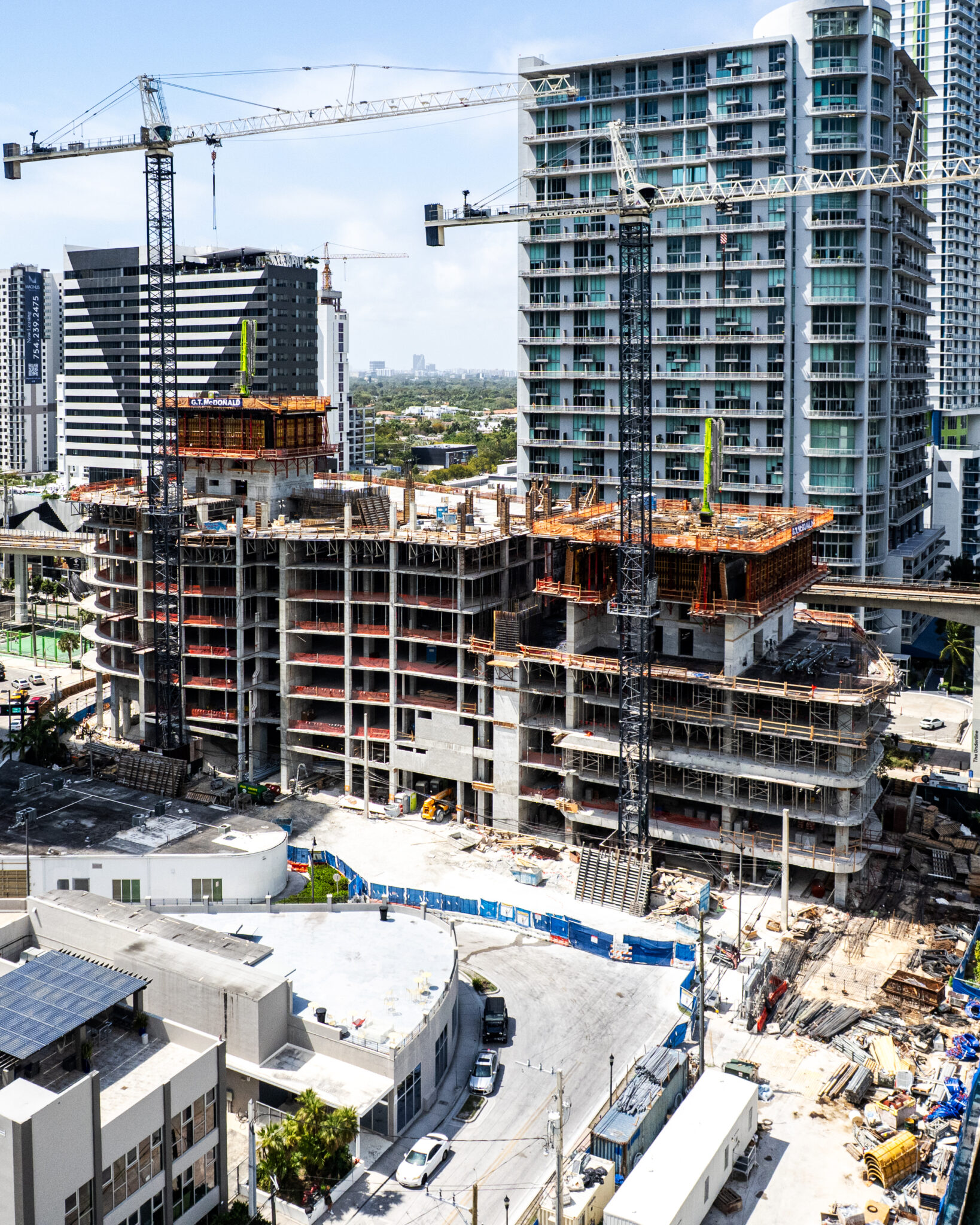 Construction Progress Advances on The Standard Residences, Brickell and LOFTY Brickell - Florida ...