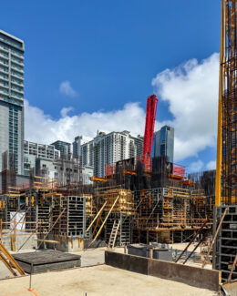 First Phase of Mercedes-Benz Places Goes Vertical in Brickell, Miami ...