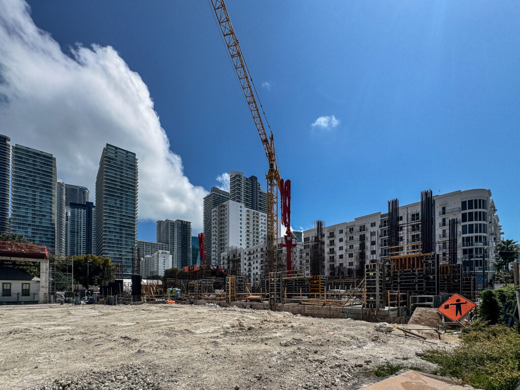 First Phase of Mercedes-Benz Places Goes Vertical in Brickell, Miami ...