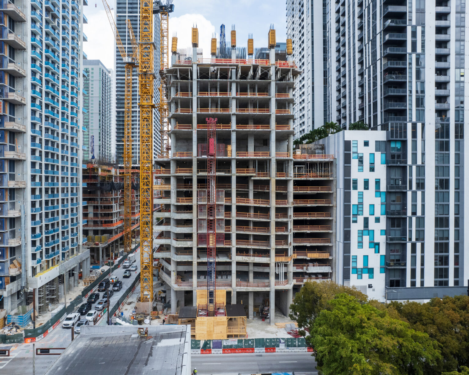 Okan Tower’s Ascent Continues at 555 North Miami Avenue in Downtown Miami - Florida YIMBY
