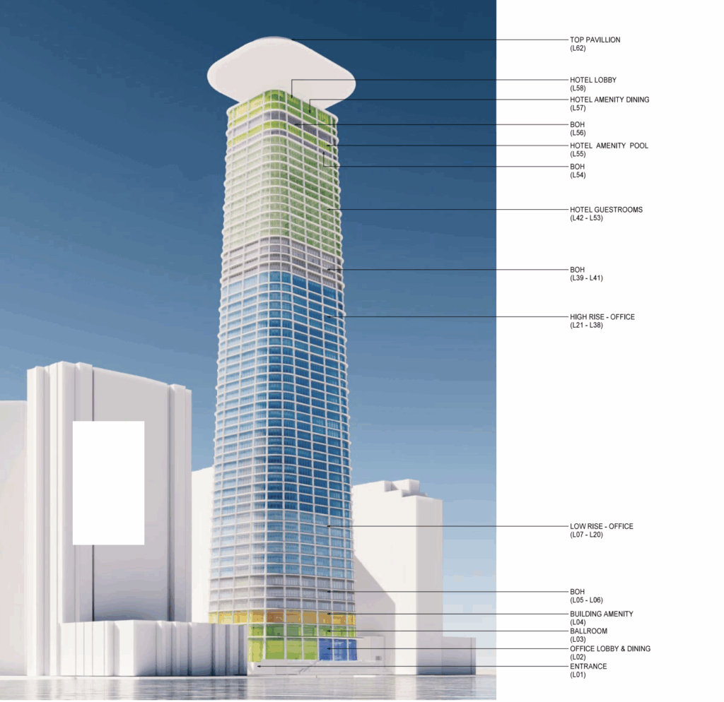 Tower Cranes Up To 1,298 Feet Tall Planned For Supertall Project At ...