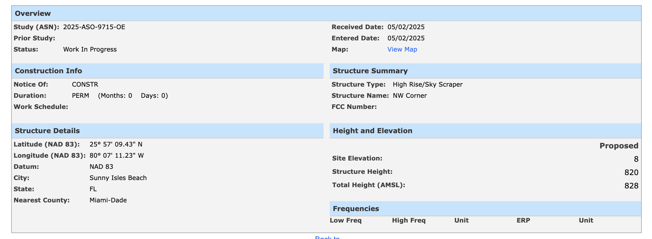 FAA Permits Filed for 820-Foot-Tall Skyscraper at 19051 Collins Avenue ...