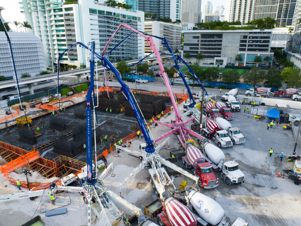 Foundation Pour Completed for JEM Private Residences at Miami ...
