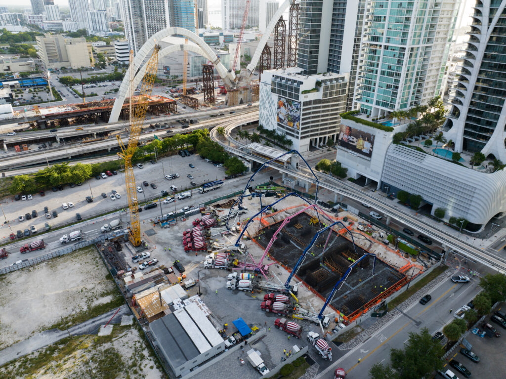 Foundation Pour Completed for JEM Private Residences at Miami ...