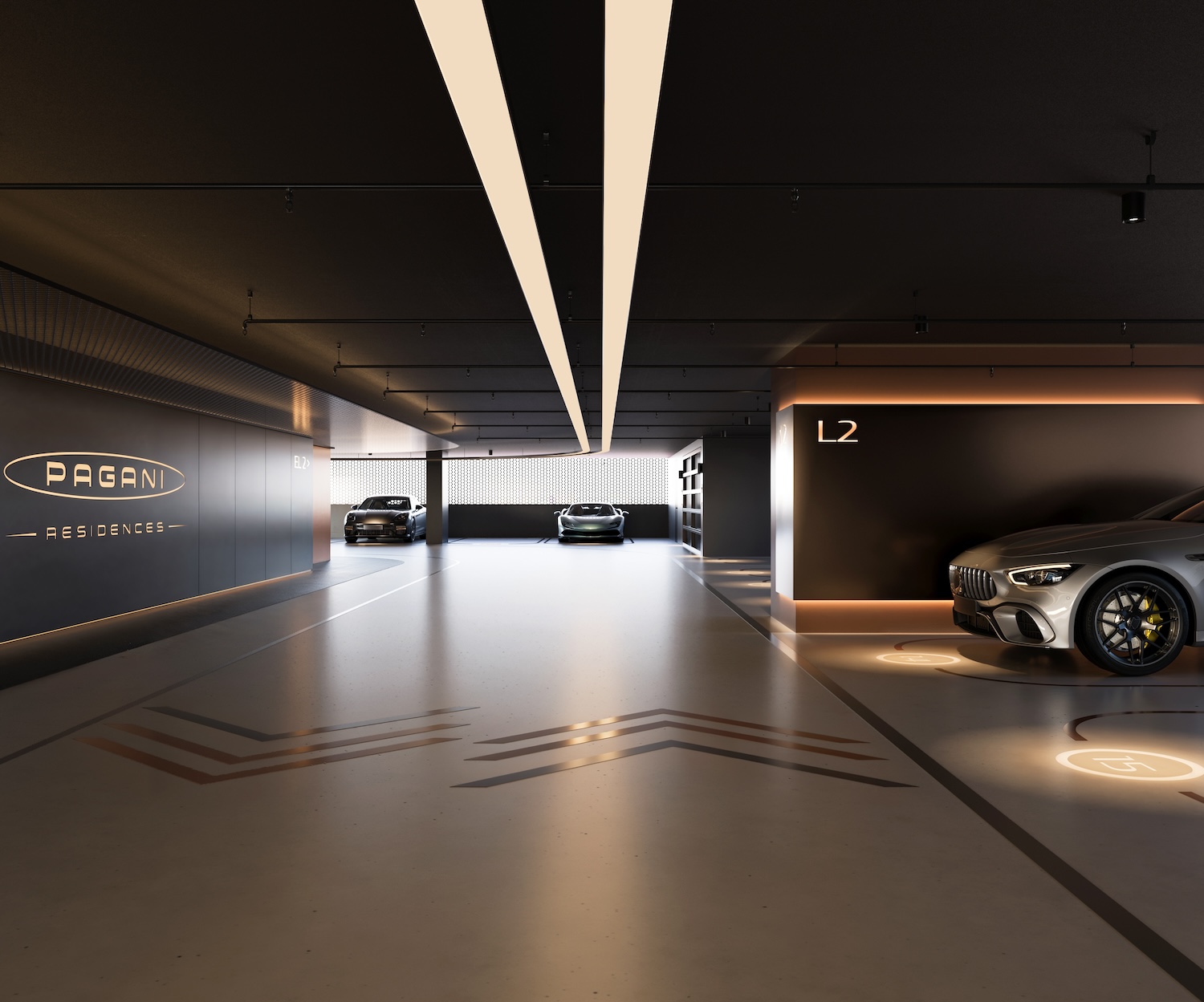 Hypercar-Focused Garage Design Unveiled for Pagani Residences in North ...