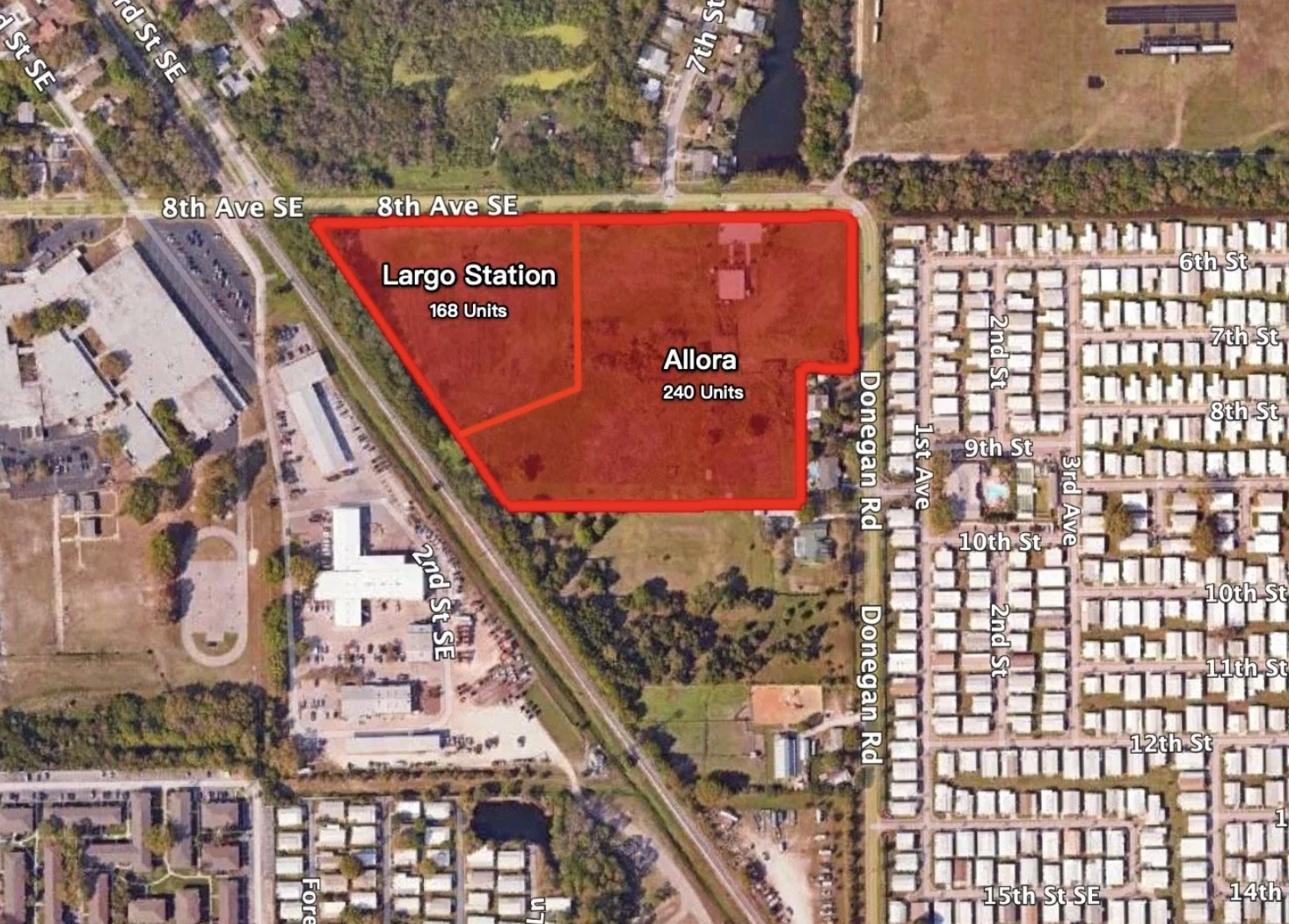 'Largo Station' Proposed for 800 8th Avenue Southeast, Largo, Florida ...