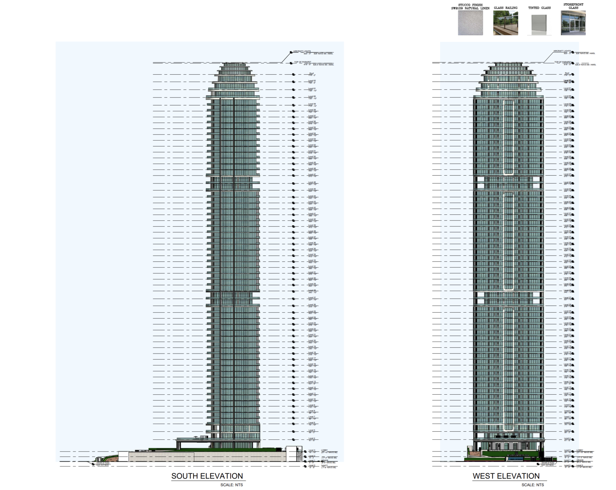 62-Story, 820-Foot-Tall Condominium Tower Planned to Become Tallest in ...