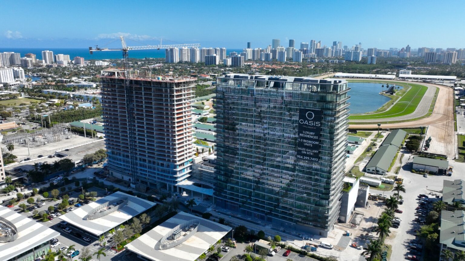 Oasis Hallandale’s Final Residential Tower Tops Out In Hallandale Beach ...