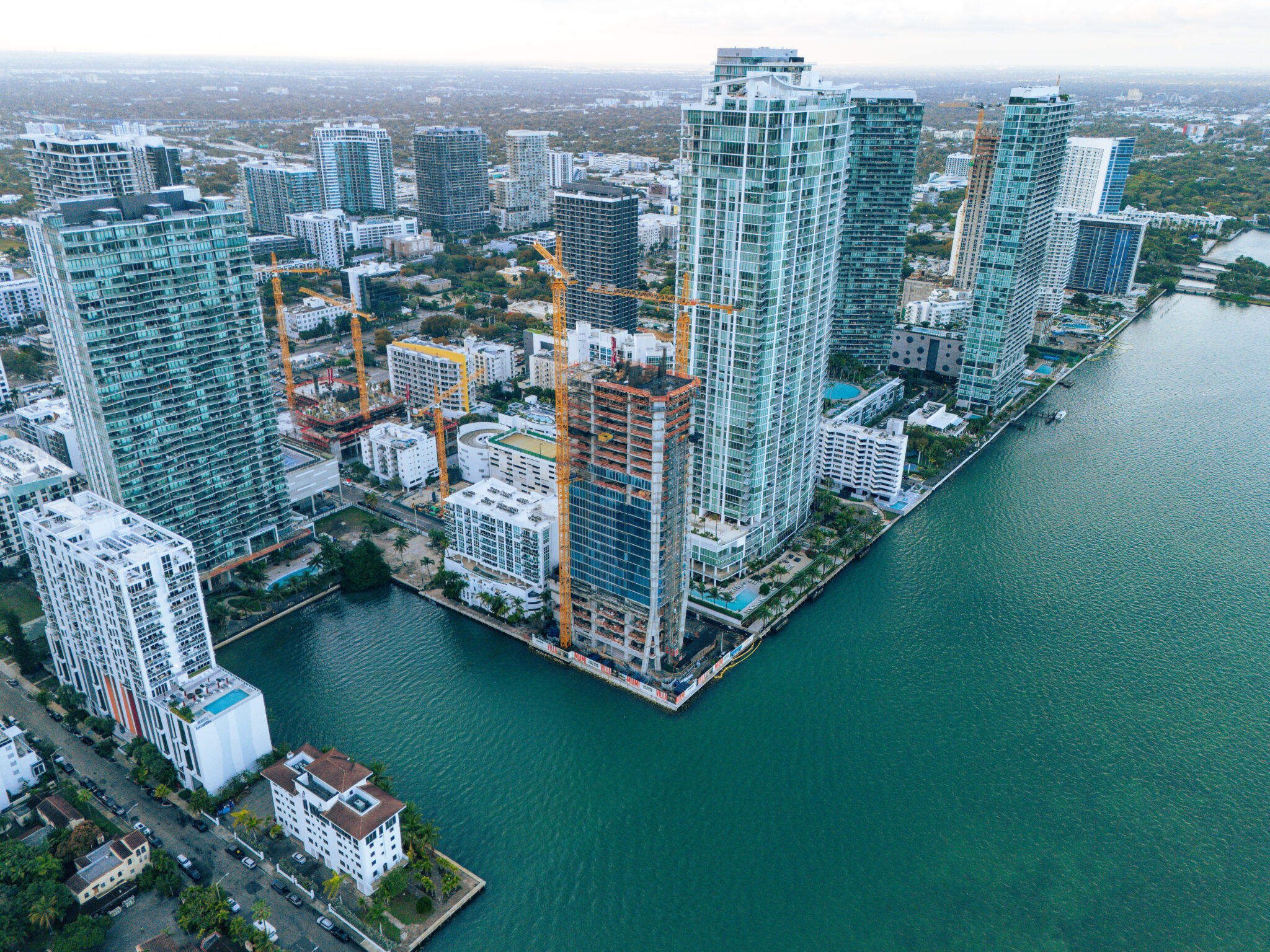 Aerial Views Show Villa Miami’s Superstructure Reaching Halfway Mark In ...